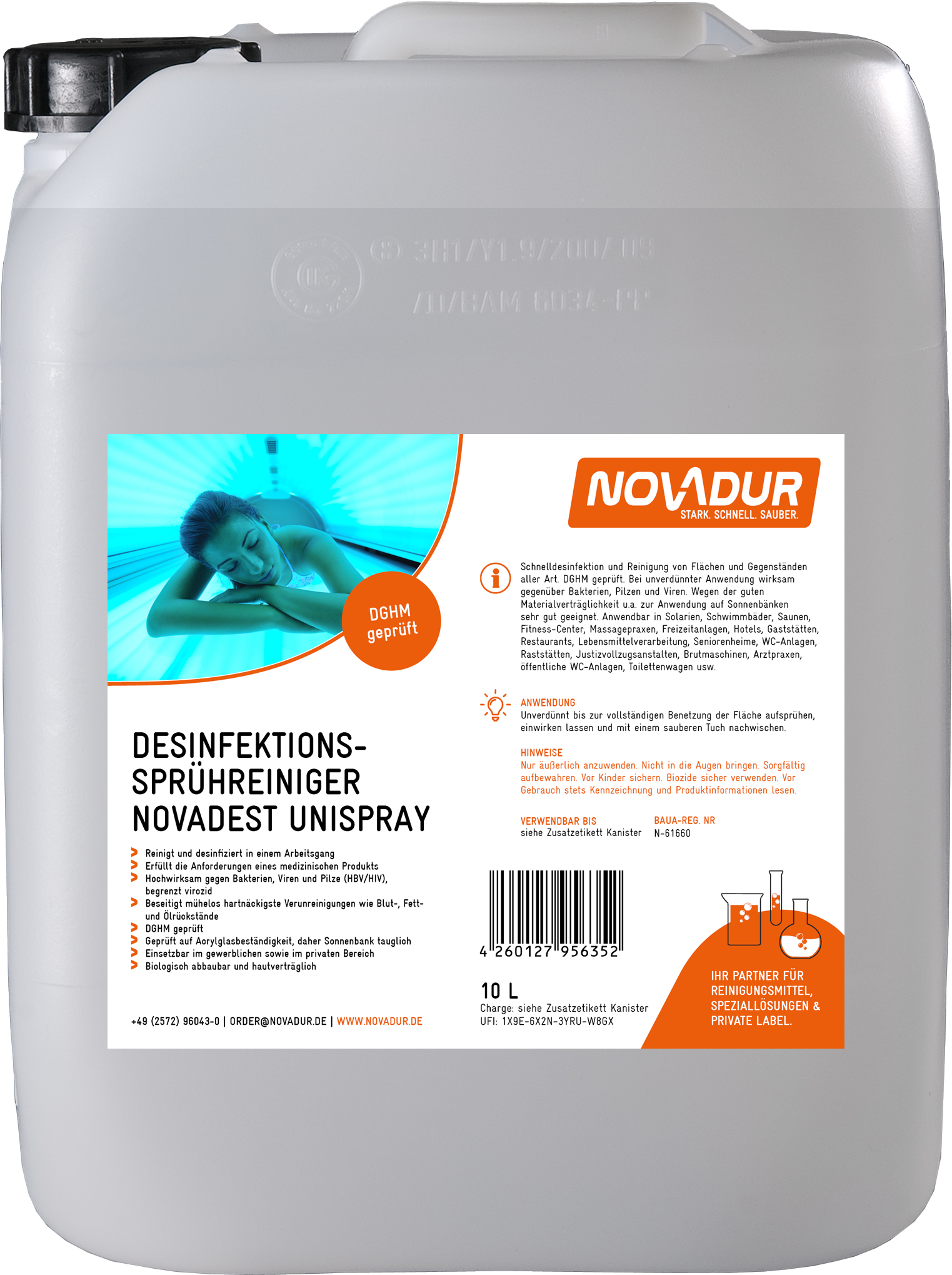 Desinfektions-Sprühreiniger Novadest Unispray (gebrauchsfertig) | 0048